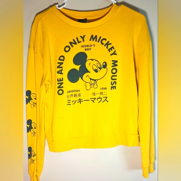 Disney | Tops | Disney Sweatshirt Women Medium One And Only Mickey ...